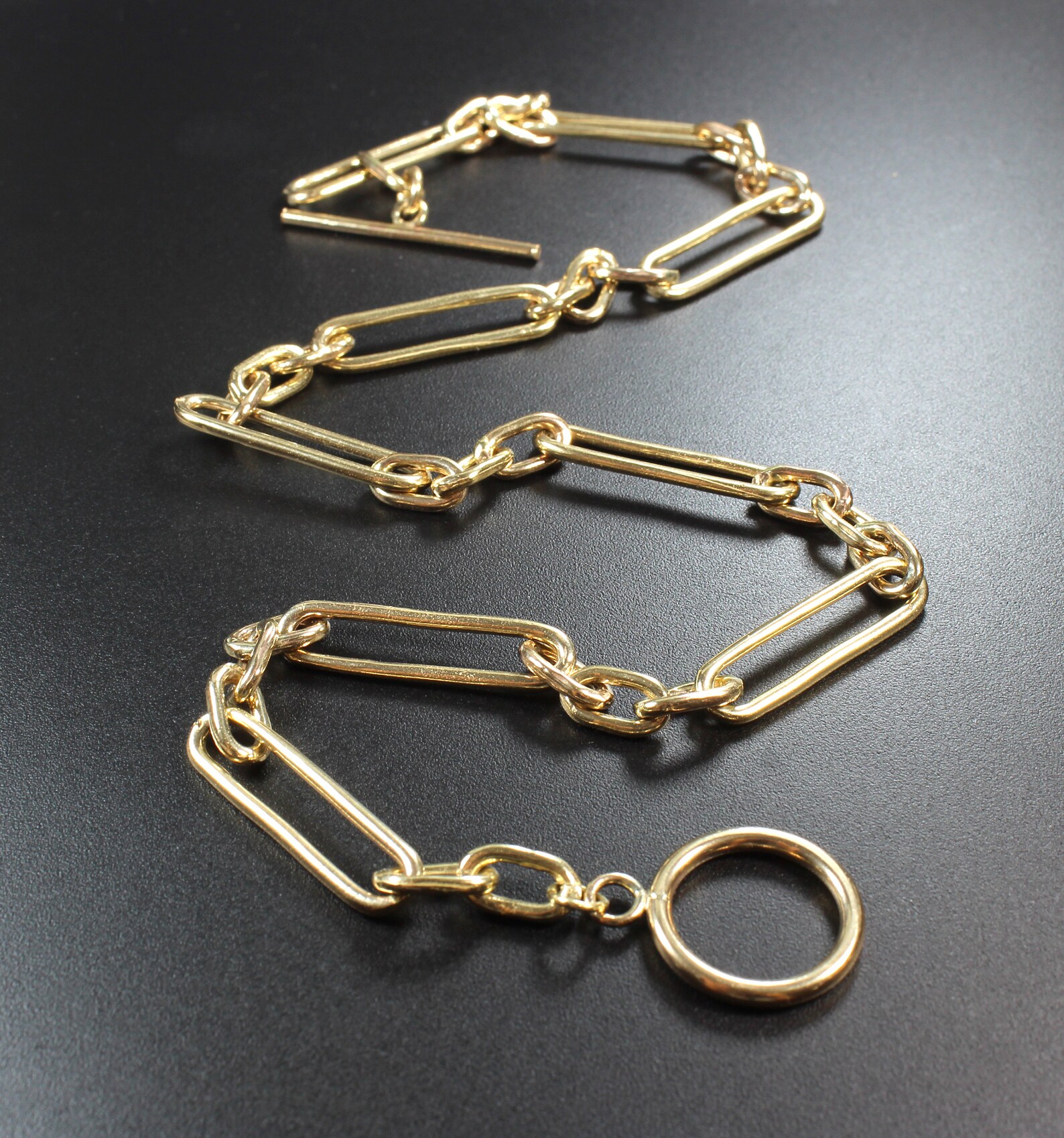 Solid 14K Yellow/rose Gold Antique Inspired Trombone Albert - Etsy