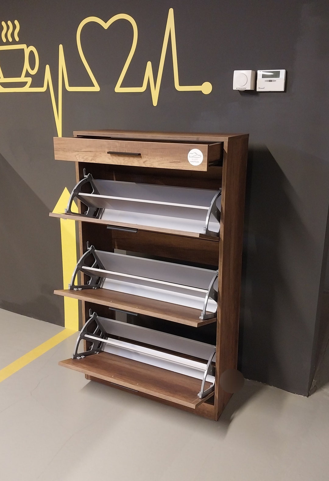 Wide Shoe Cabinet Wide Shoe Rack Wooden Shoe Rack - Etsy