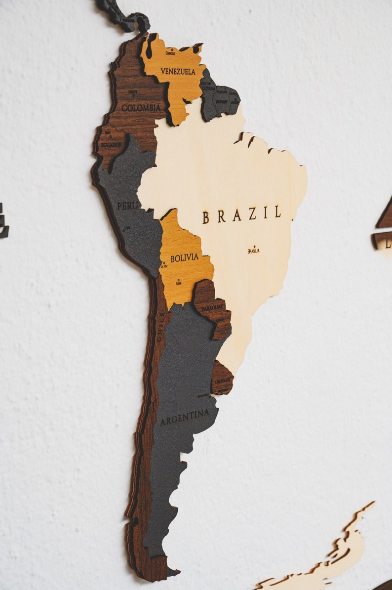 Wooden World Map, Wall Decor, Gift , Housewarming Gift - Etsy