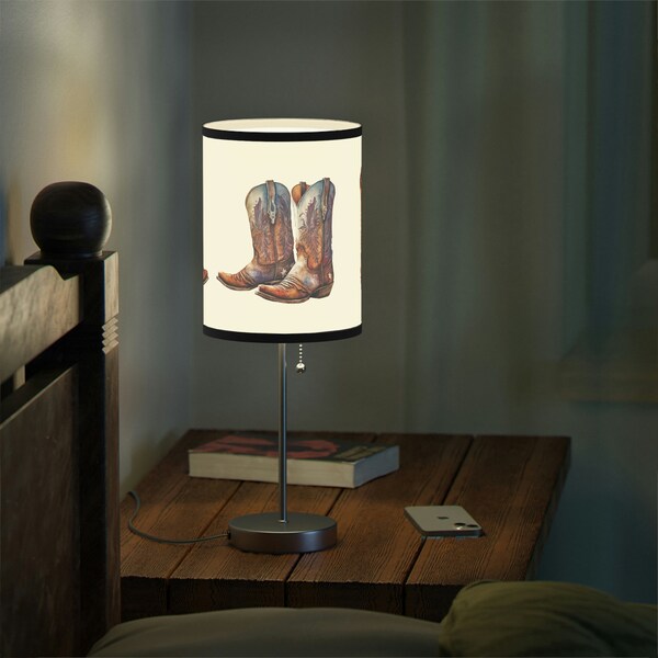 Cowboy Boot Lamp - Etsy