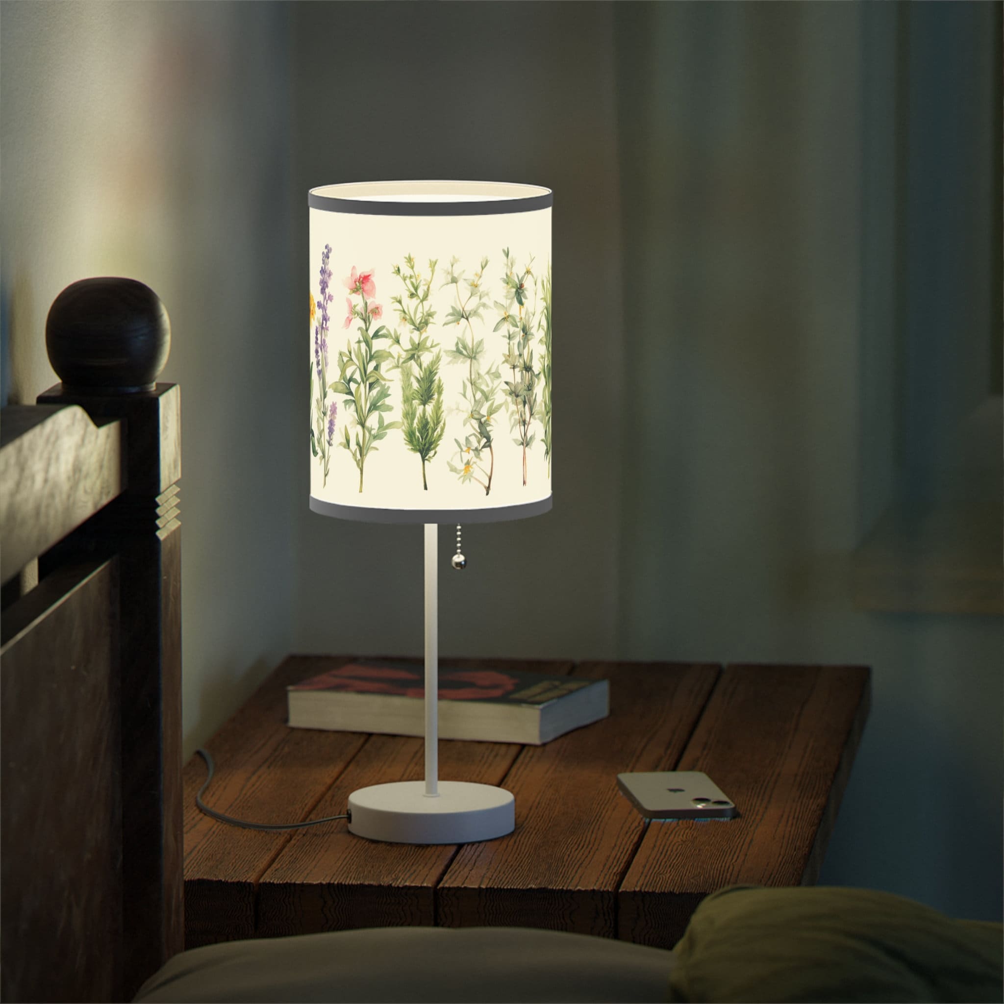 Herb Kitchen Lamp, Medicinal Plants, Edible Flowers, Cottage Garden ...