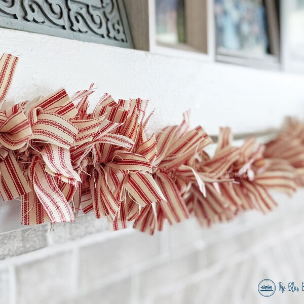 Torn Fabric Garland - Etsy