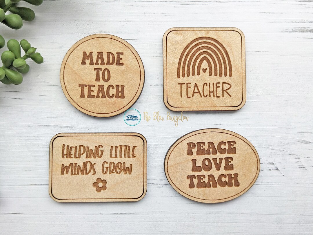 Teacher Magnet Set, Teacher Appreciation Gift, Small Teacher Gift ...