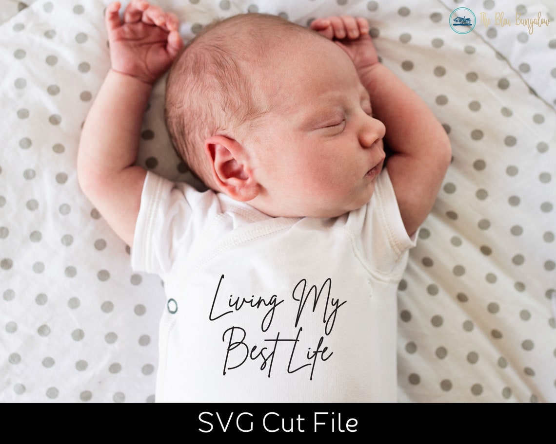 Living My Best Life SVG Living My Best Life Digital Design | Etsy