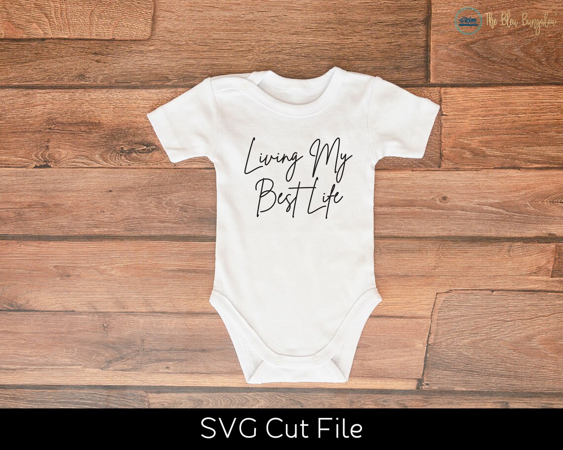 Living My Best Life SVG Living My Best Life Digital Design | Etsy
