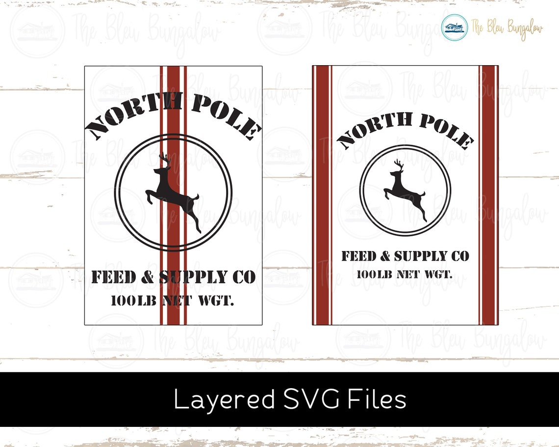 Reindeer Feed SVG Reindeer Feed Sign Reindeer Food Bag Svg | Etsy