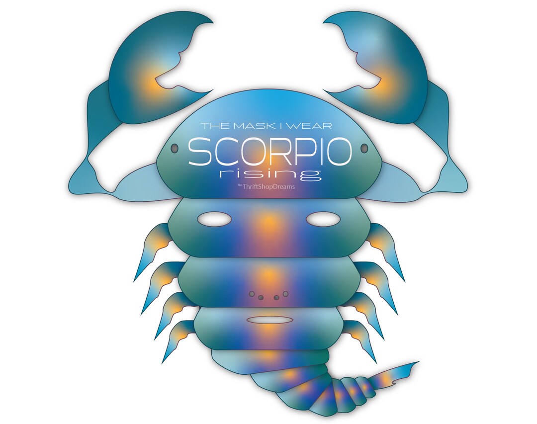 Scorpio Rising "the Mask I Wear" - Etsy