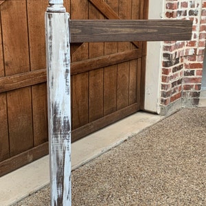Banister Post, With a FREE Personalized Sign, Wooden Sign Holder, Wood ...