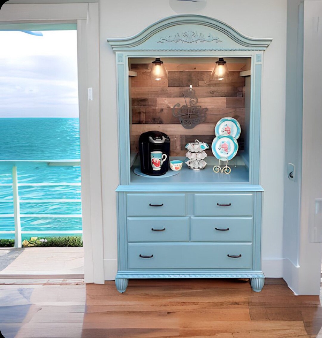 Beach Decor, Coffee Armoire, Beverage Bar, Beverage Station, Wine Bar ...
