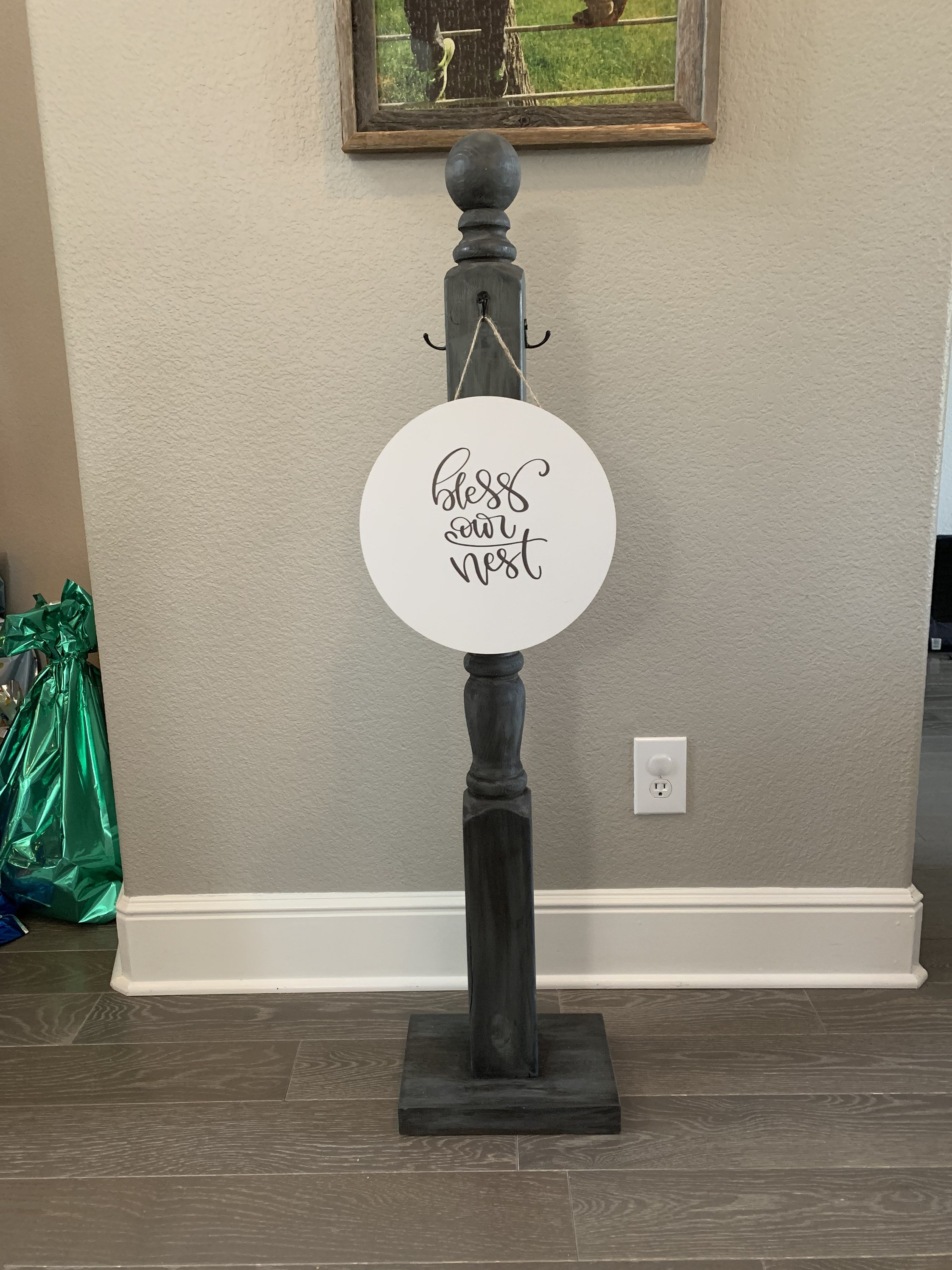 Wood Post Banister Post Holiday Decor - Etsy