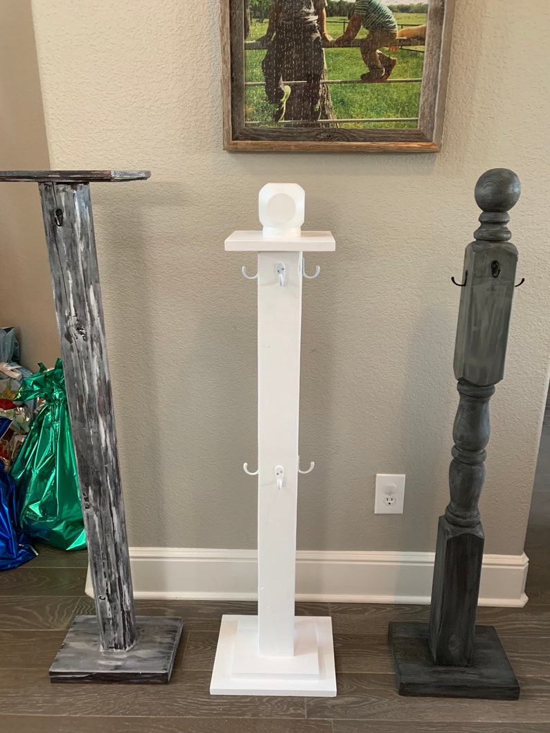 Wood Post, Banister Post, Front Door Decor, Stocking Holder - Etsy