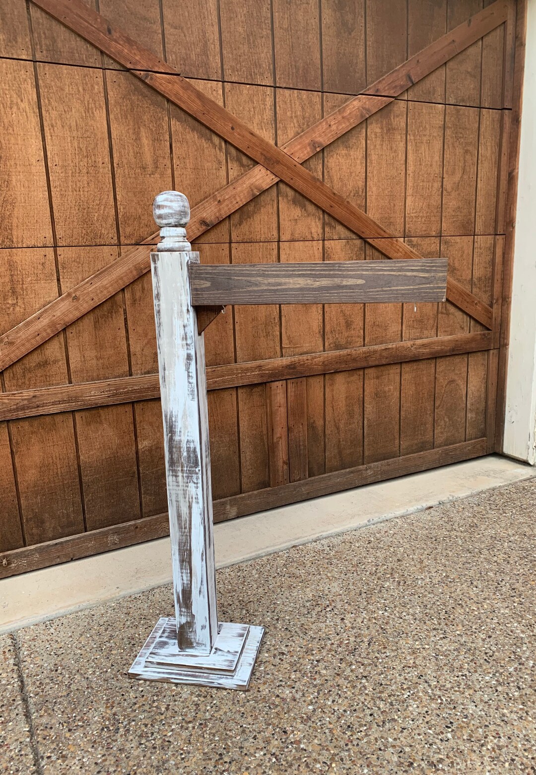 Banister Post With a FREE Personalized Sign Wooden Sign - Etsy