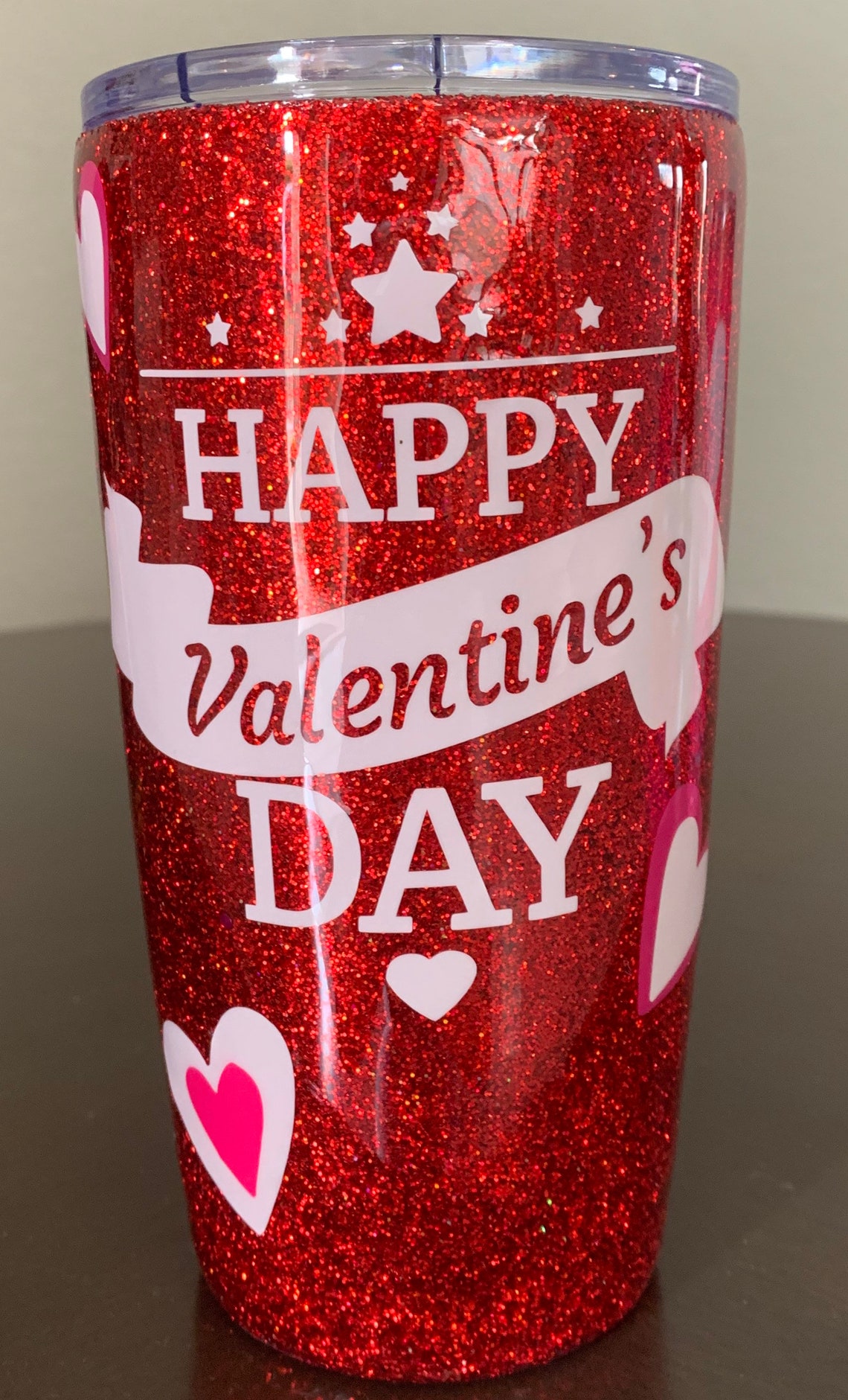 Valentines Tumbler I Love You Cup Personalized Glitter Cup - Etsy