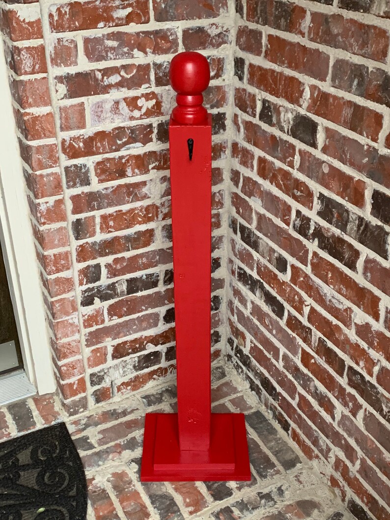 Banister Sign Holder Banister Post Wood Post Holiday Decor | Etsy