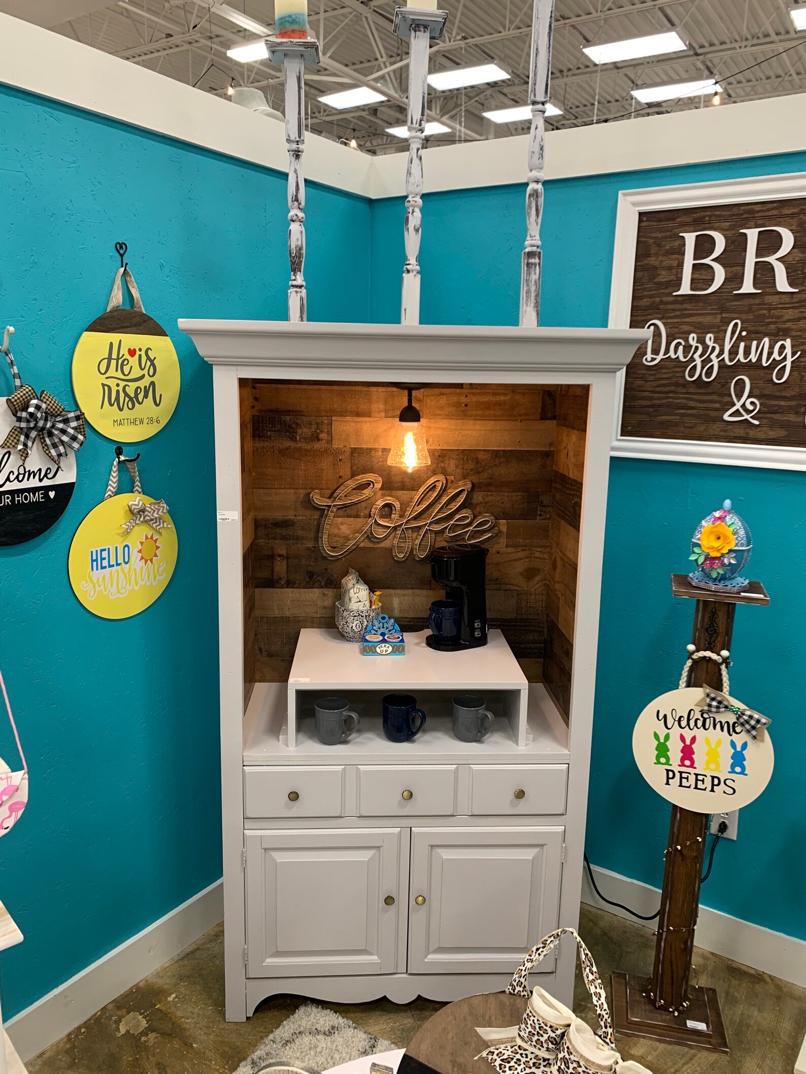 Custom Vintage Coffee Bar - Etsy