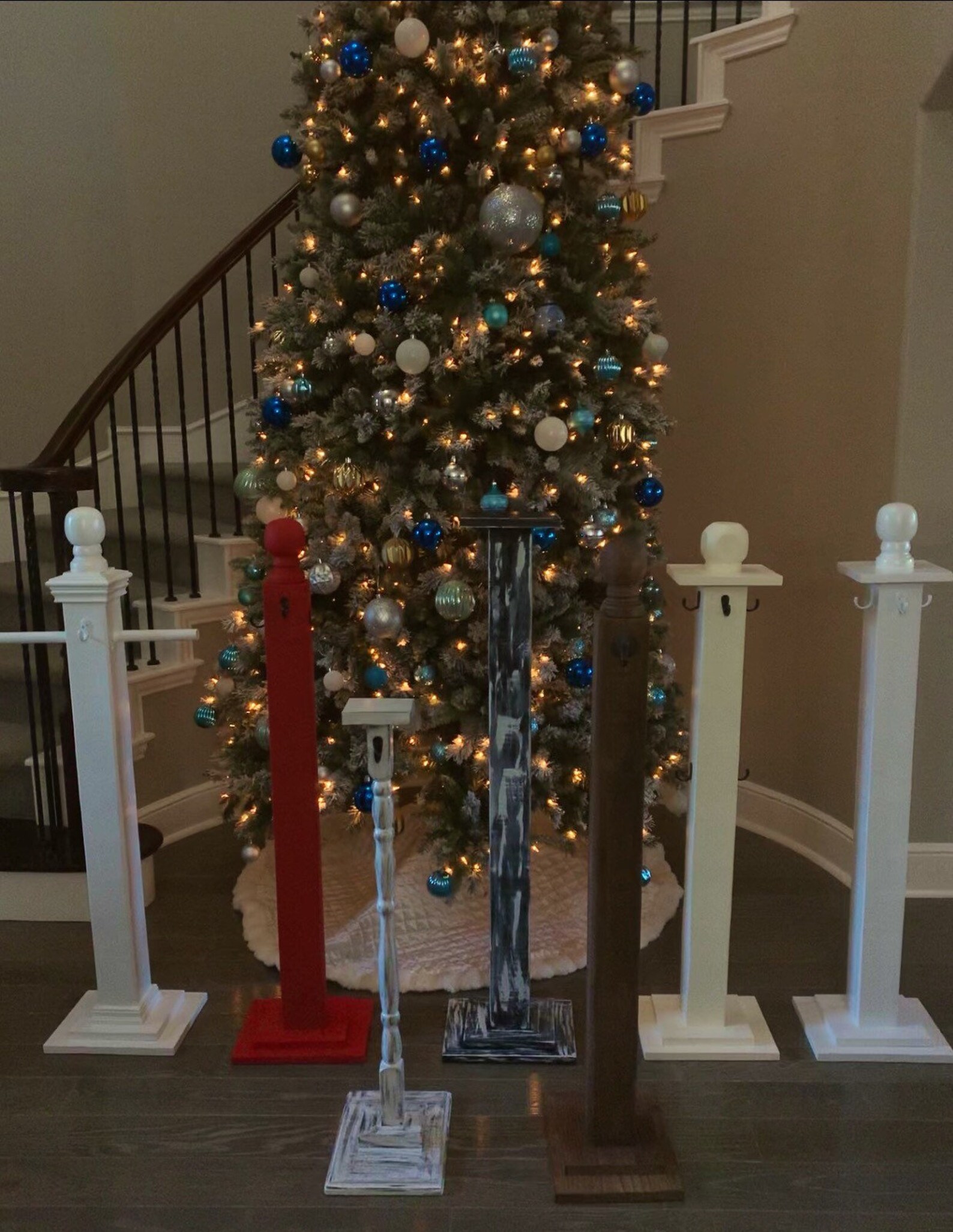 Post With Free Sign Banister Post Post - Etsy