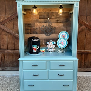 Coffee Armoire, Beverage Bar, Beverage Station, Wine Bar - Etsy