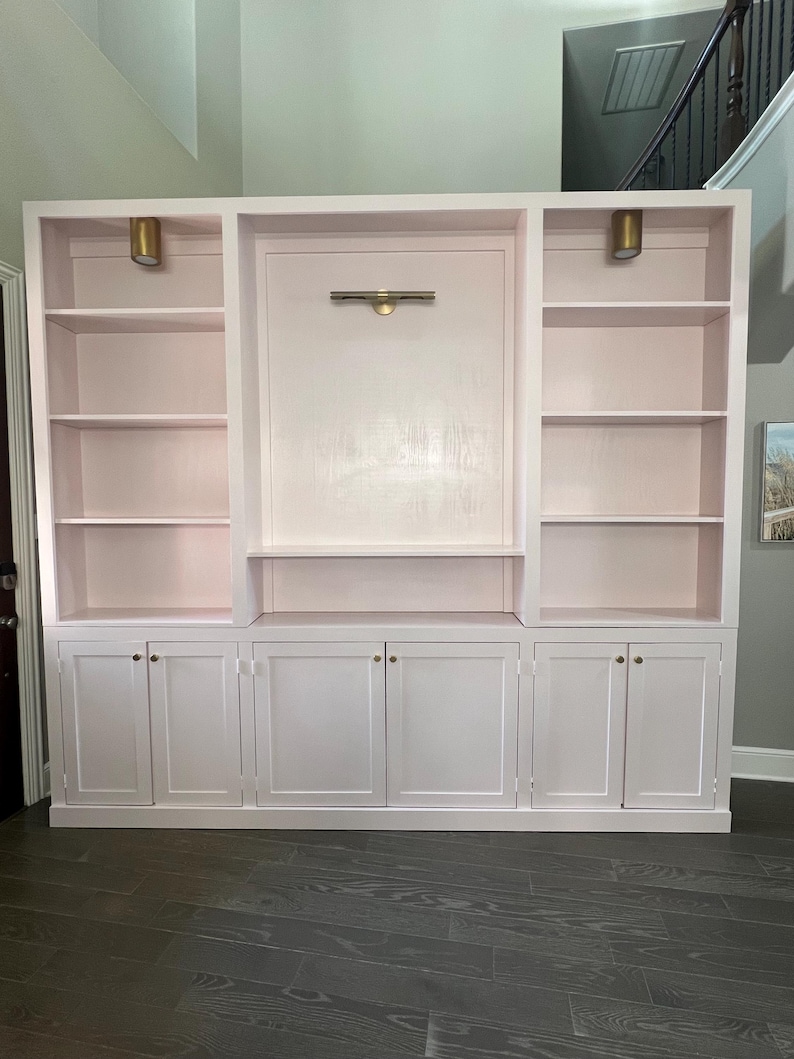 Choose Your Size and Colors: Pine Wood Media, Entertainment Center ...
