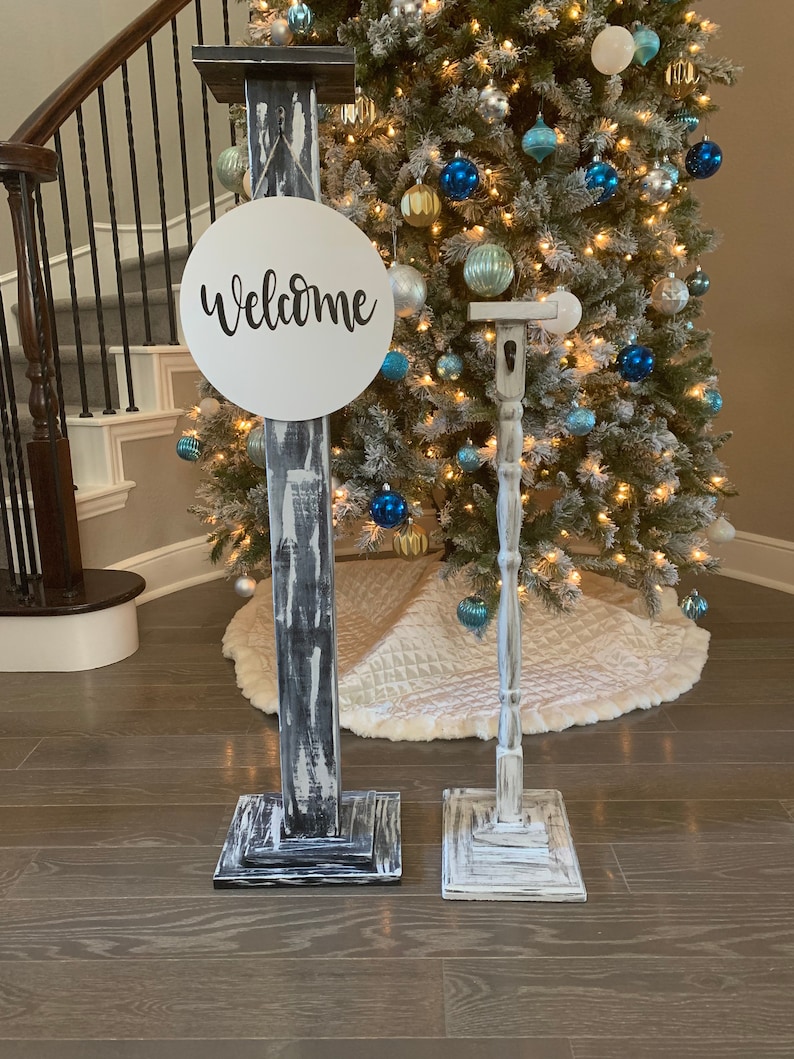 Post With Free Sign Banister Post Post - Etsy