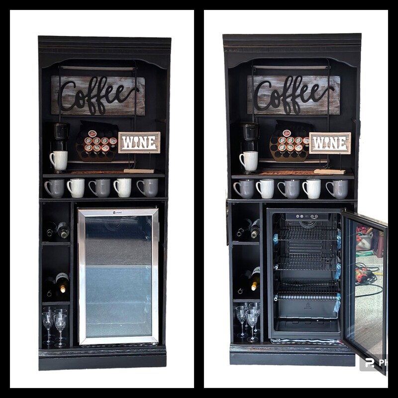 Mini Fridge Cabinet - Etsy