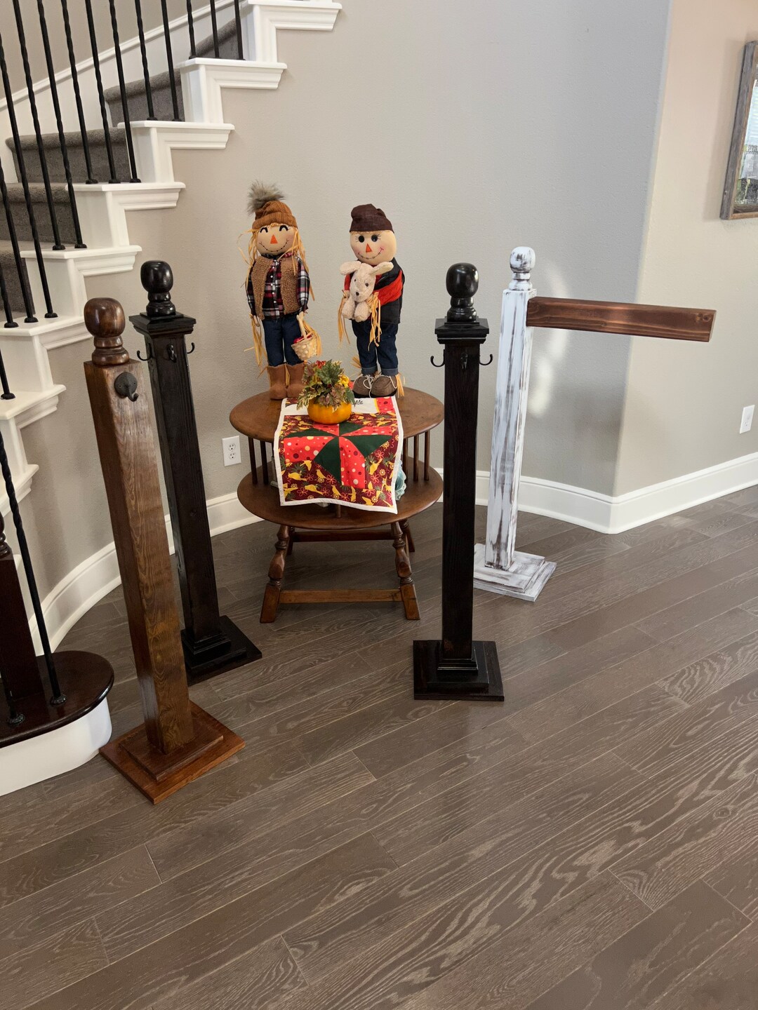 Wood Post Stocking Holder Banister Post - Etsy