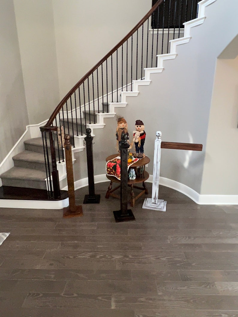 Wood Post Stocking Holder Banister Post - Etsy