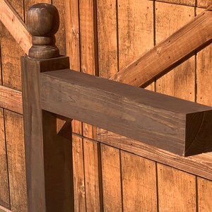 Banister post with a FREE personalized sign Wooden sign | Etsy