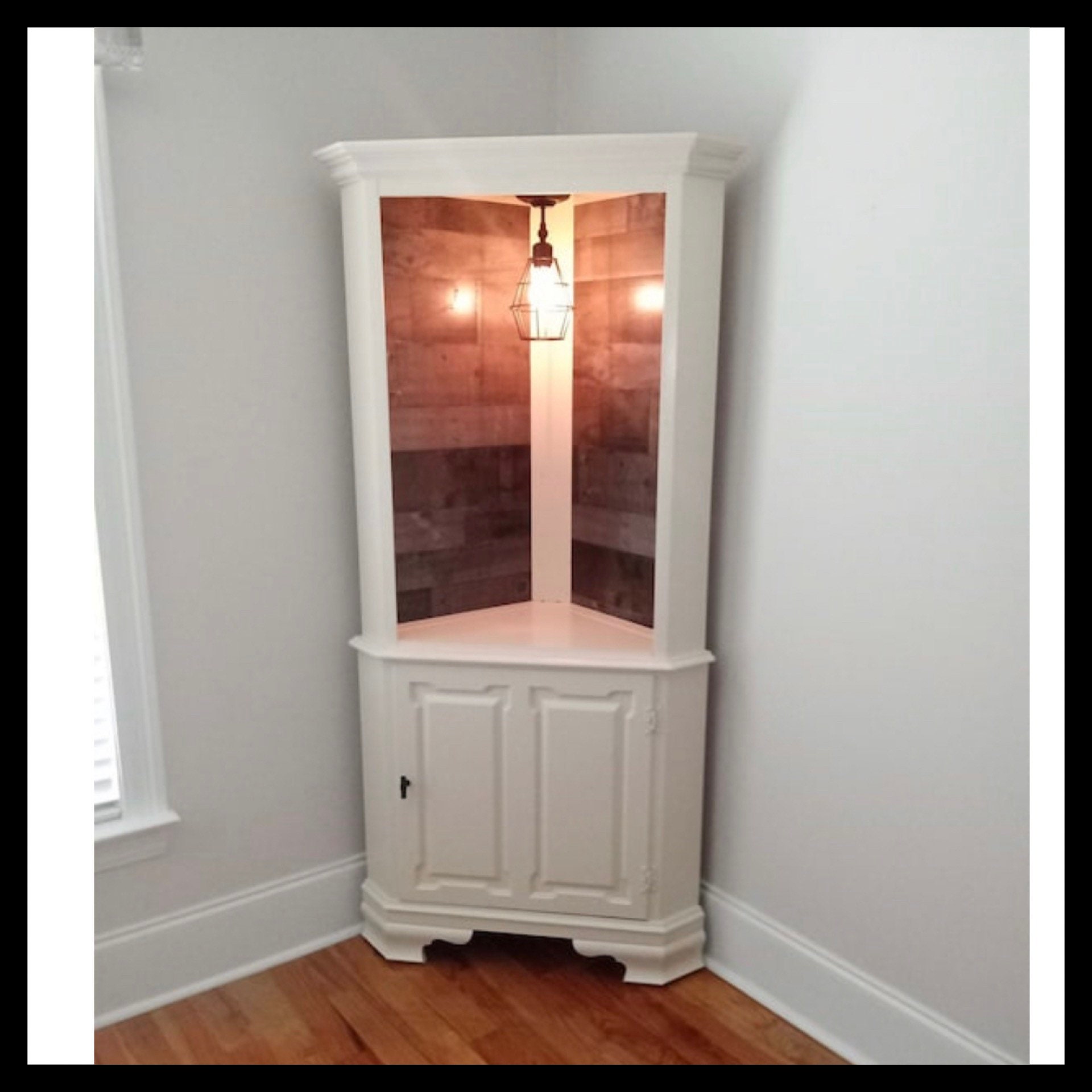 Corner hutch cabinet store