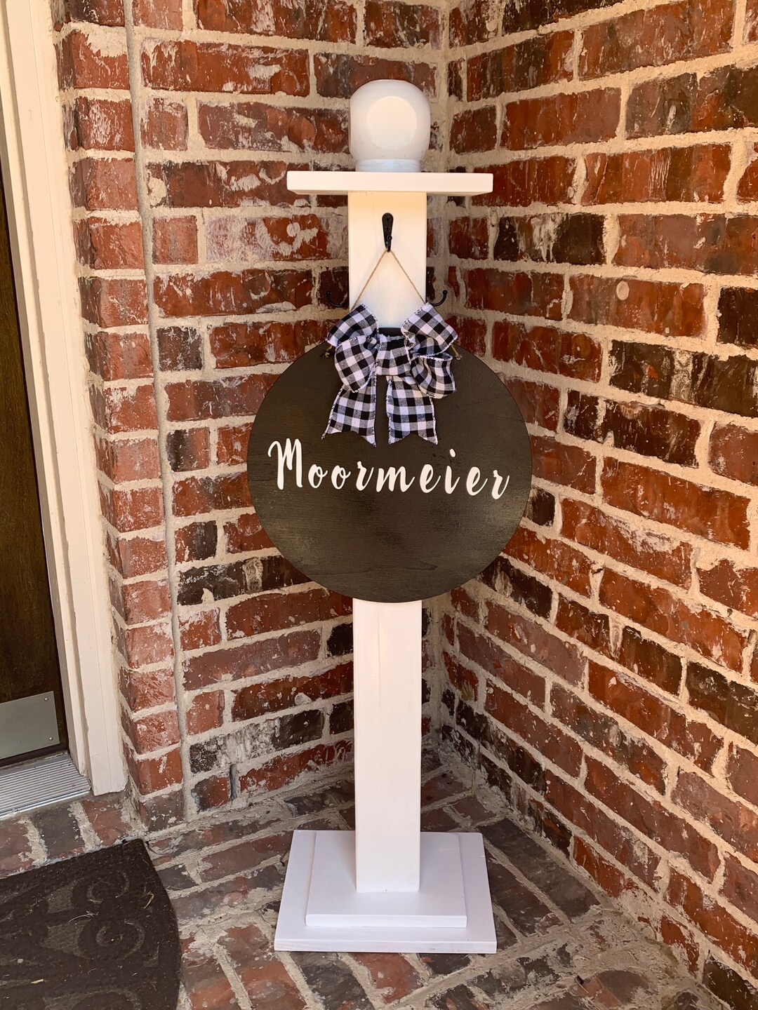 Holiday Wood Post, Banister Post, Stocking Holder - Etsy