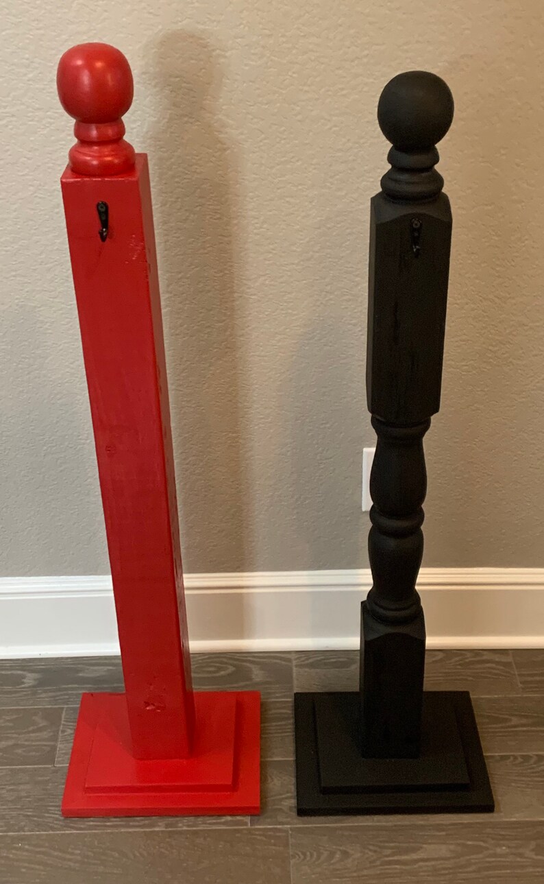 Banister Post Display, With a FREE Personalized Sign, Sign Holder Post ...