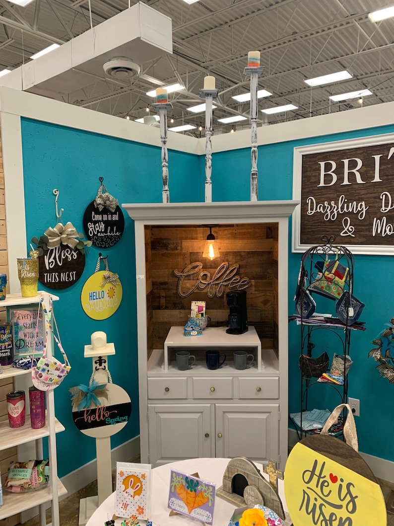 Custom Vintage Coffee Bar - Etsy