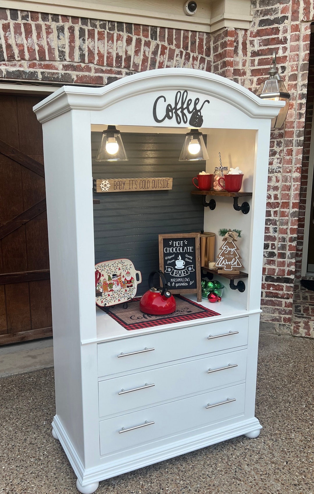 Coffee and Wine Bar, Christmas Hot Chocolate Bar, Christmas Coffee and ...
