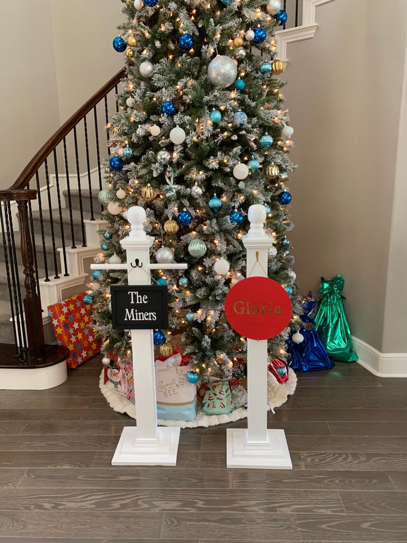 Wood Post Banister Post Holiday Decor - Etsy