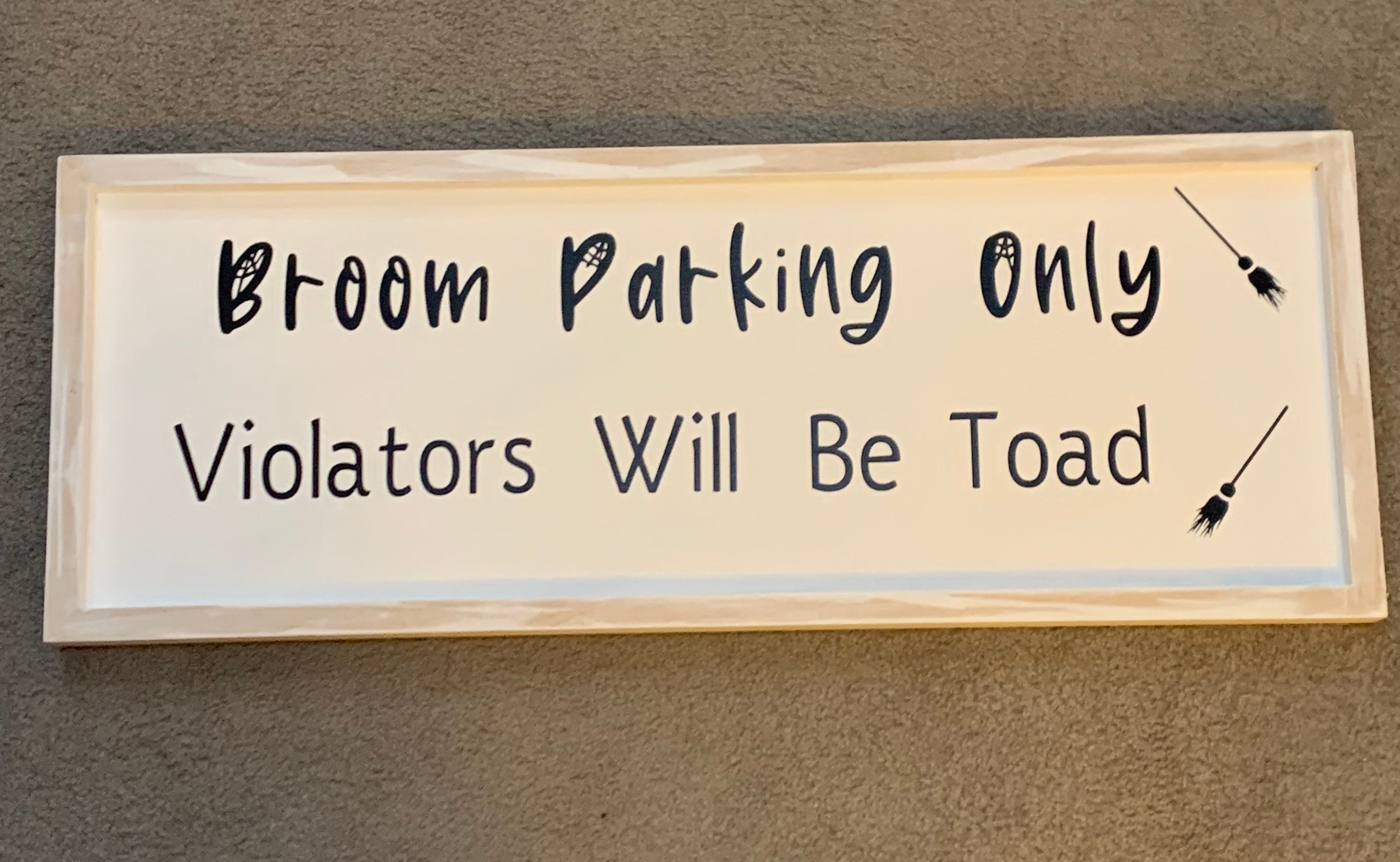 Banister Post & Halloween Sign Wood Stake Sign Holder - Etsy