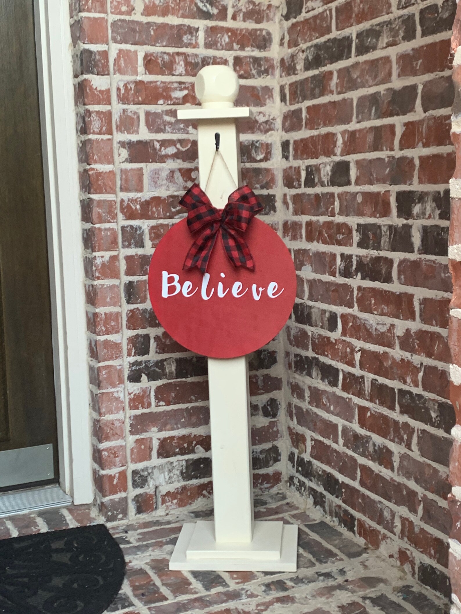 Holiday Wood Post Banister Post Stocking Holder - Etsy
