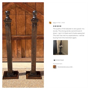 Wood Post, Stocking Holder, Banister Post - Etsy