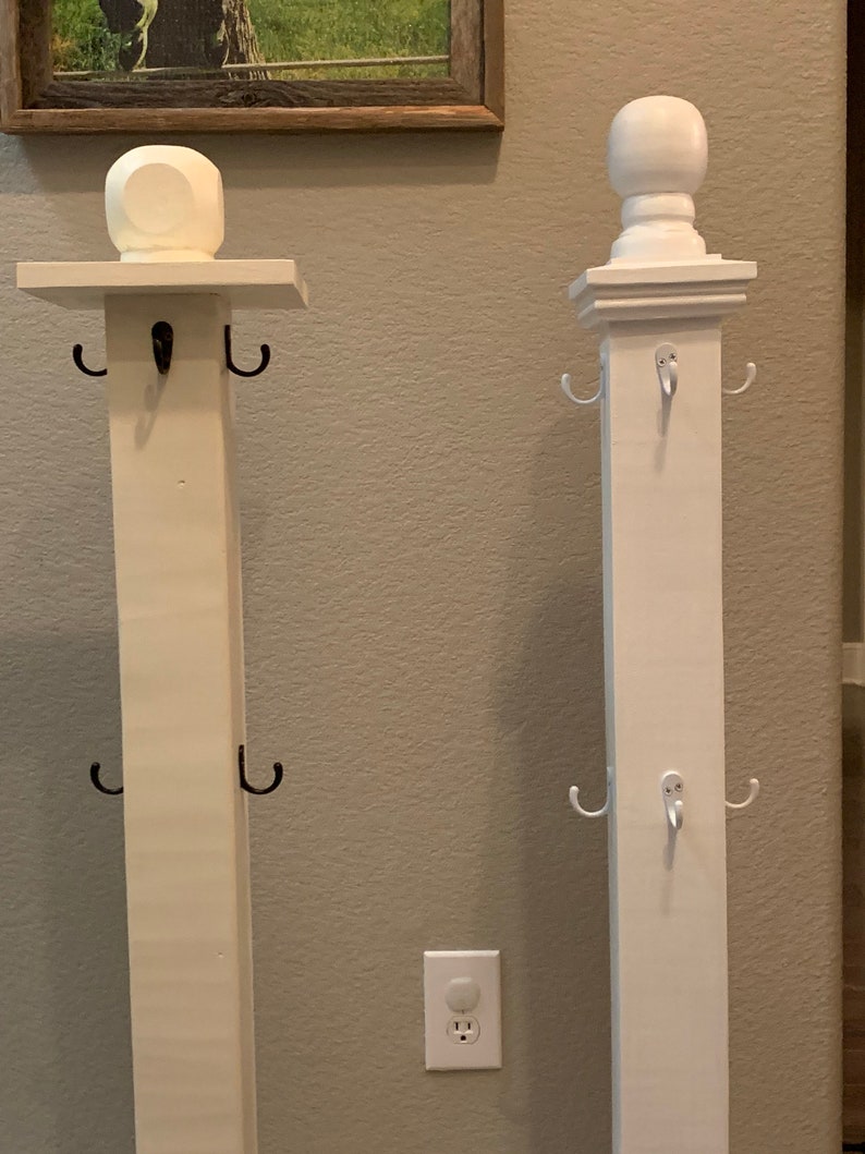 Wood Post, Banister Post, Front Door Decor, Stocking Holder - Etsy
