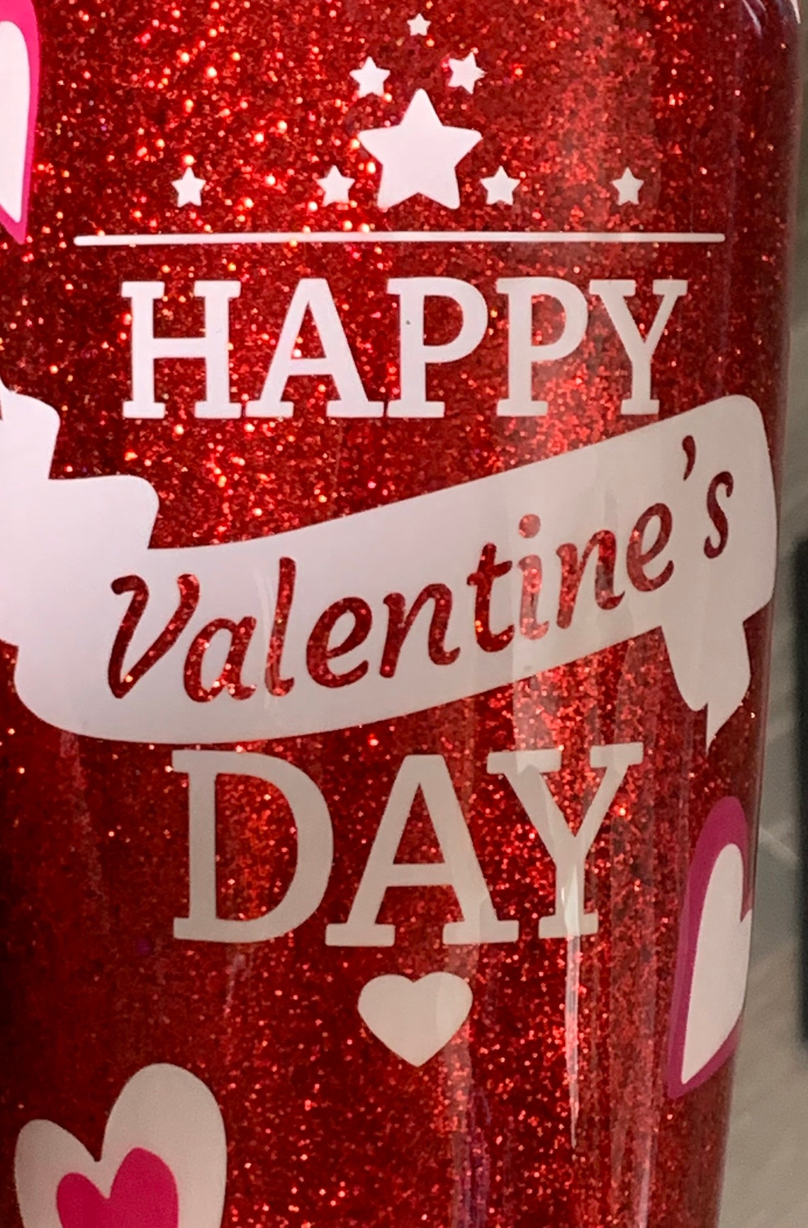 Valentines Tumbler I Love You Cup Personalized Glitter Cup - Etsy