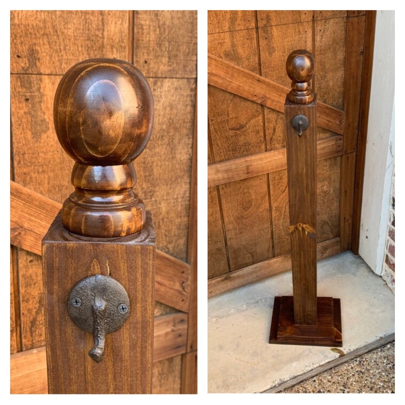 Wood Banister, Banister Post, Hello Sign, Porch Post Plus & Sign - Etsy