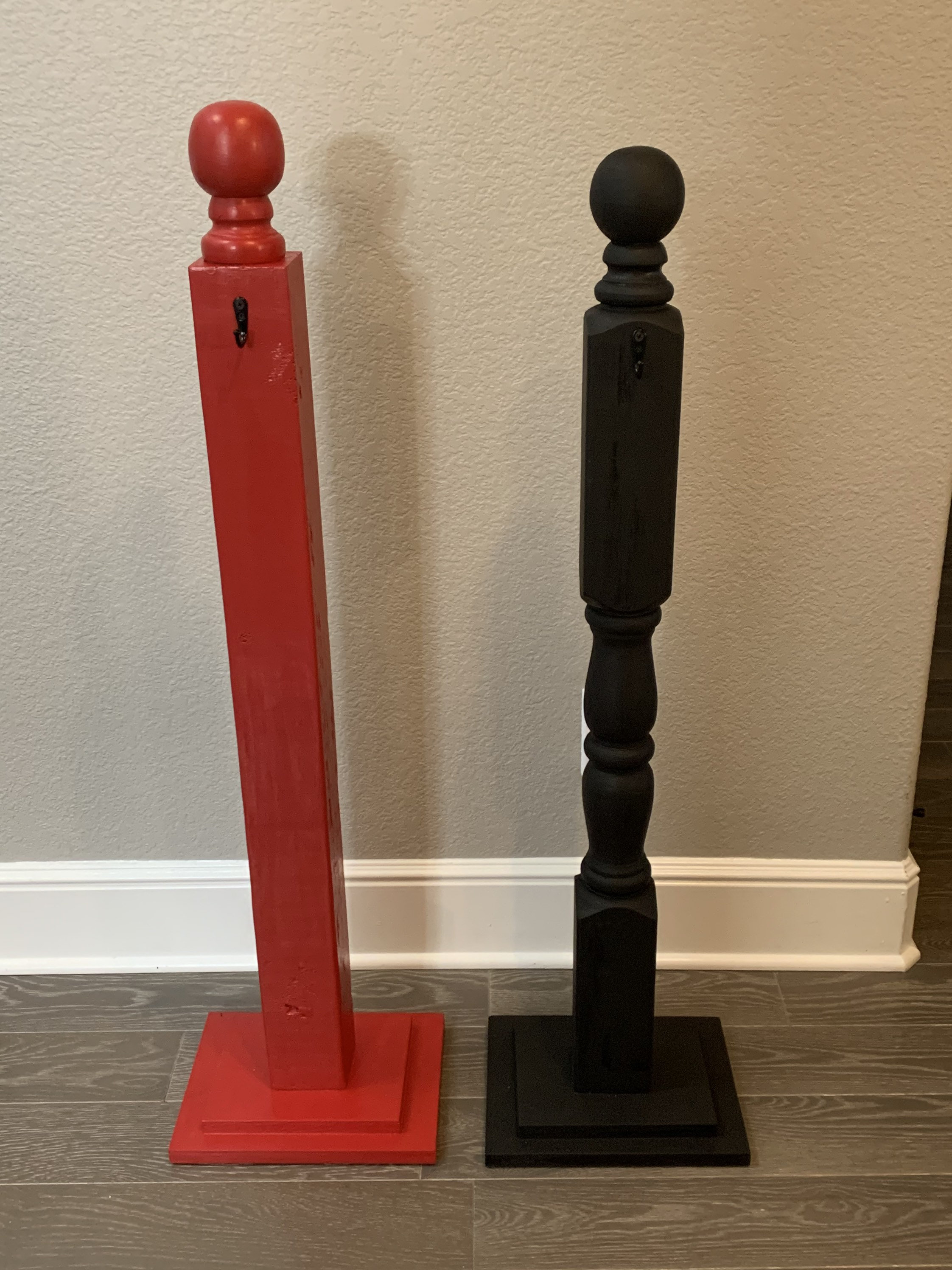 Banister Sign Holder Banister Post Wood Post Holiday Decor - Etsy UK