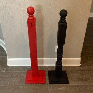 Banister Sign Holder, Banister Post, Wood Post, Holiday Decor, Comes ...