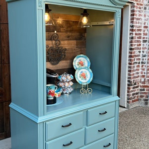 Coffee Armoire, Beverage Bar, Beverage Station, Wine Bar - Etsy