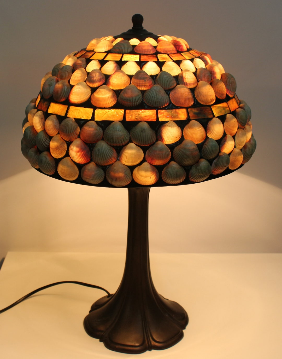 Tiffany Standing Lamp "baltic Seashells 2" - Etsy