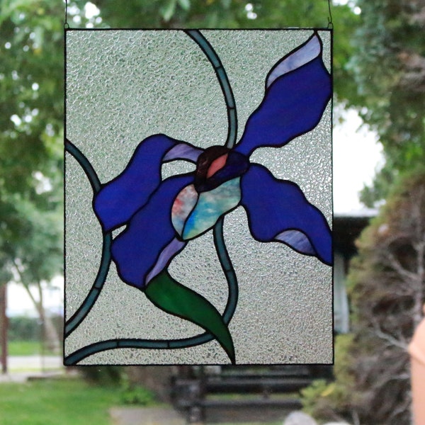 Stained Glass Orchids - Etsy