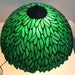 Tiffany Standing Lamp "green Leaf" - Etsy