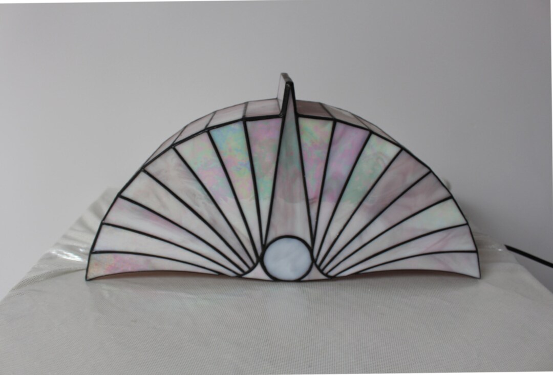 Tiffany Table Lamp, Art Deco Table Lamp, Glamour Lamp, Shell Lamp ...