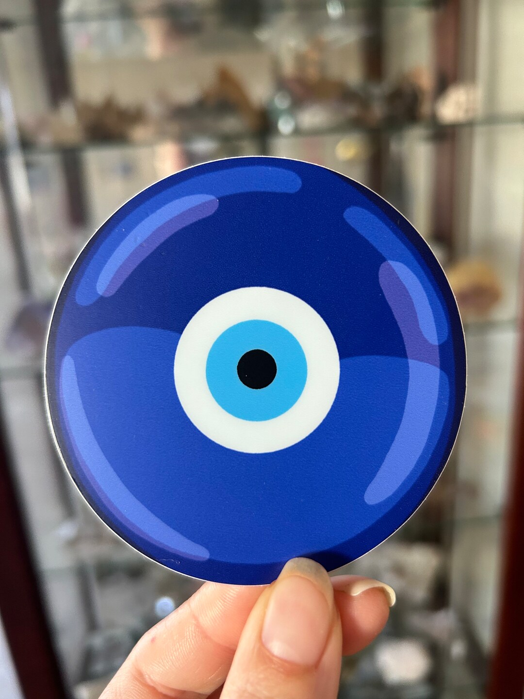 Glassy Evil Eye Sticker - Etsy