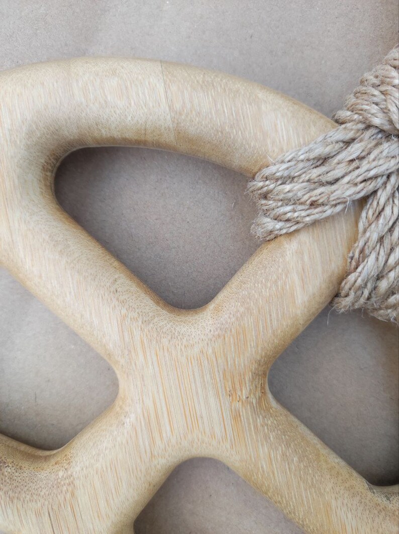 Shibari Suspension Ring "bamboo Samurai" – Wooden Kinbaku Ring With ...