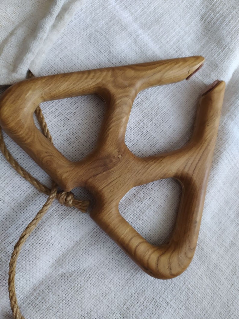 Kinbaku Suspension Ring "samuraj 3d" / Steel Core / Wooden Ring / Bdsm ...