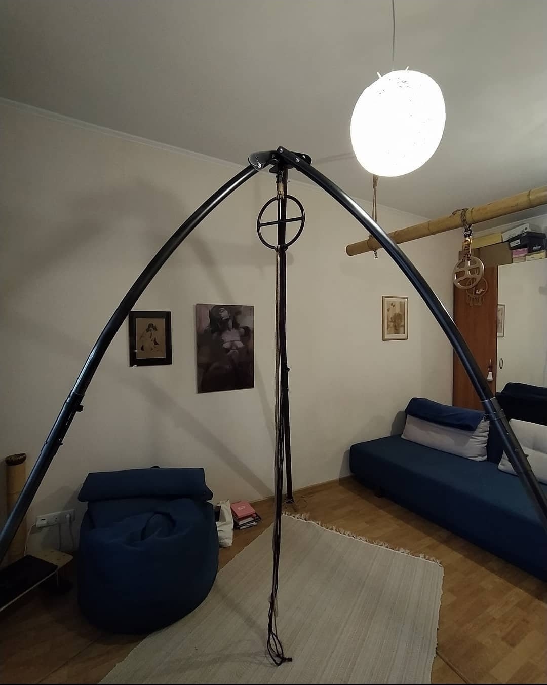 Shibari Rope Suspension Bondage Rig / Fetish Furniture / Rigging and ...